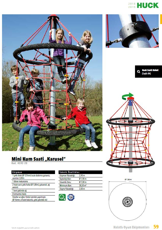 Mini Hourglass 'carousel' - Turkuaz Park